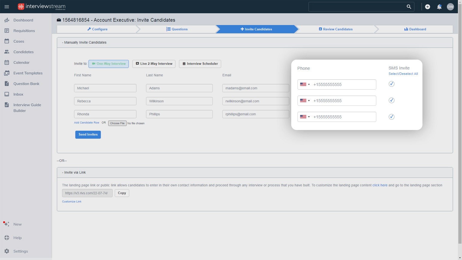 February Product Round-up: Text-Based SMS Recruiting | interviewstream